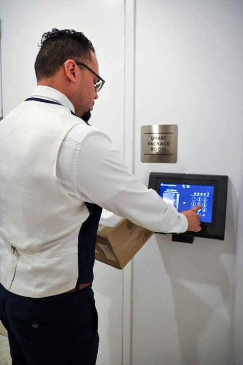 Smart Package Rooms for Residential Buildings