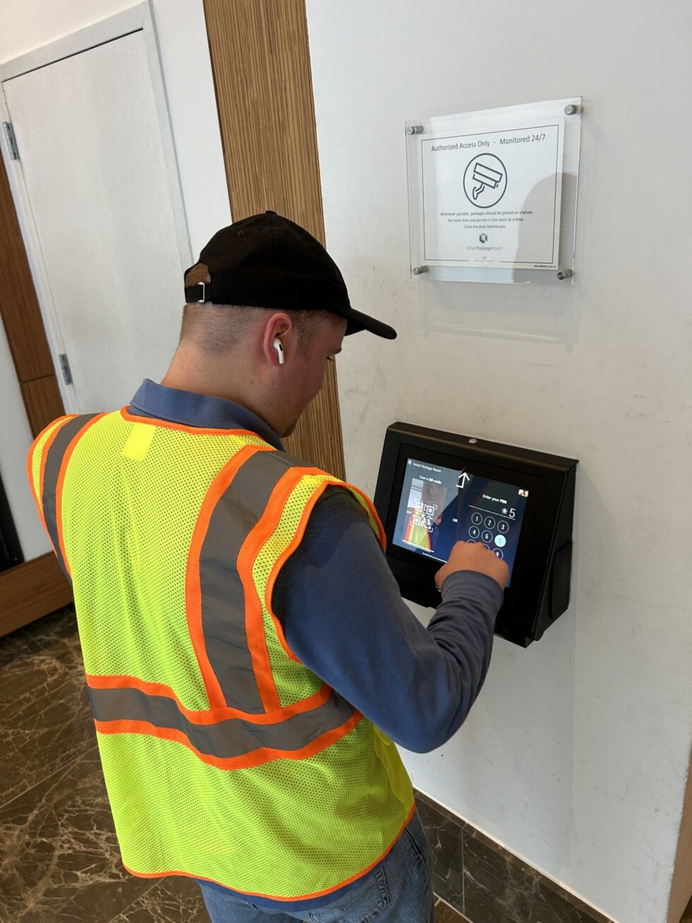 Smart Package Rooms for Residential Buildings