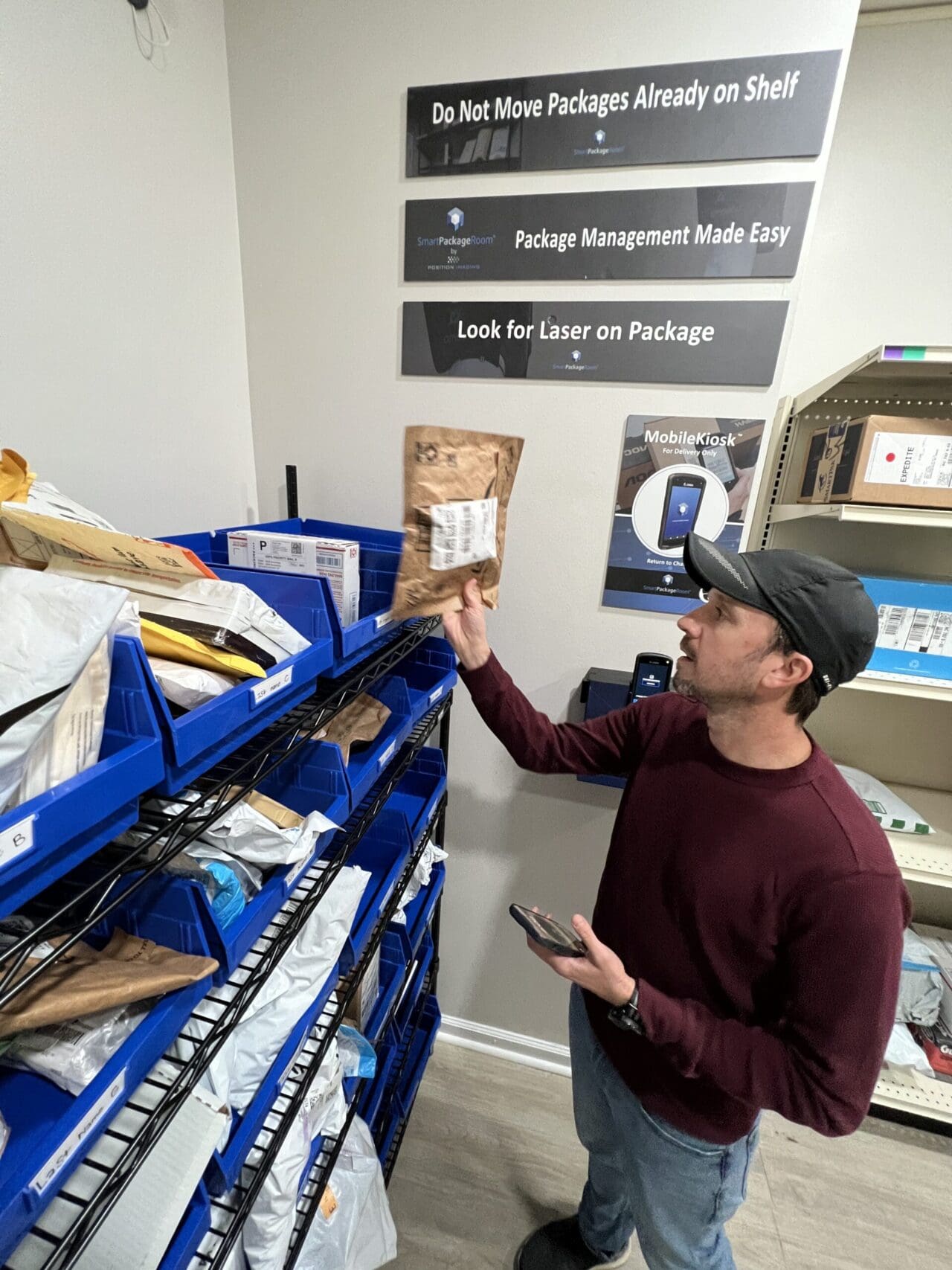 Smart Package Rooms for Residential Buildings