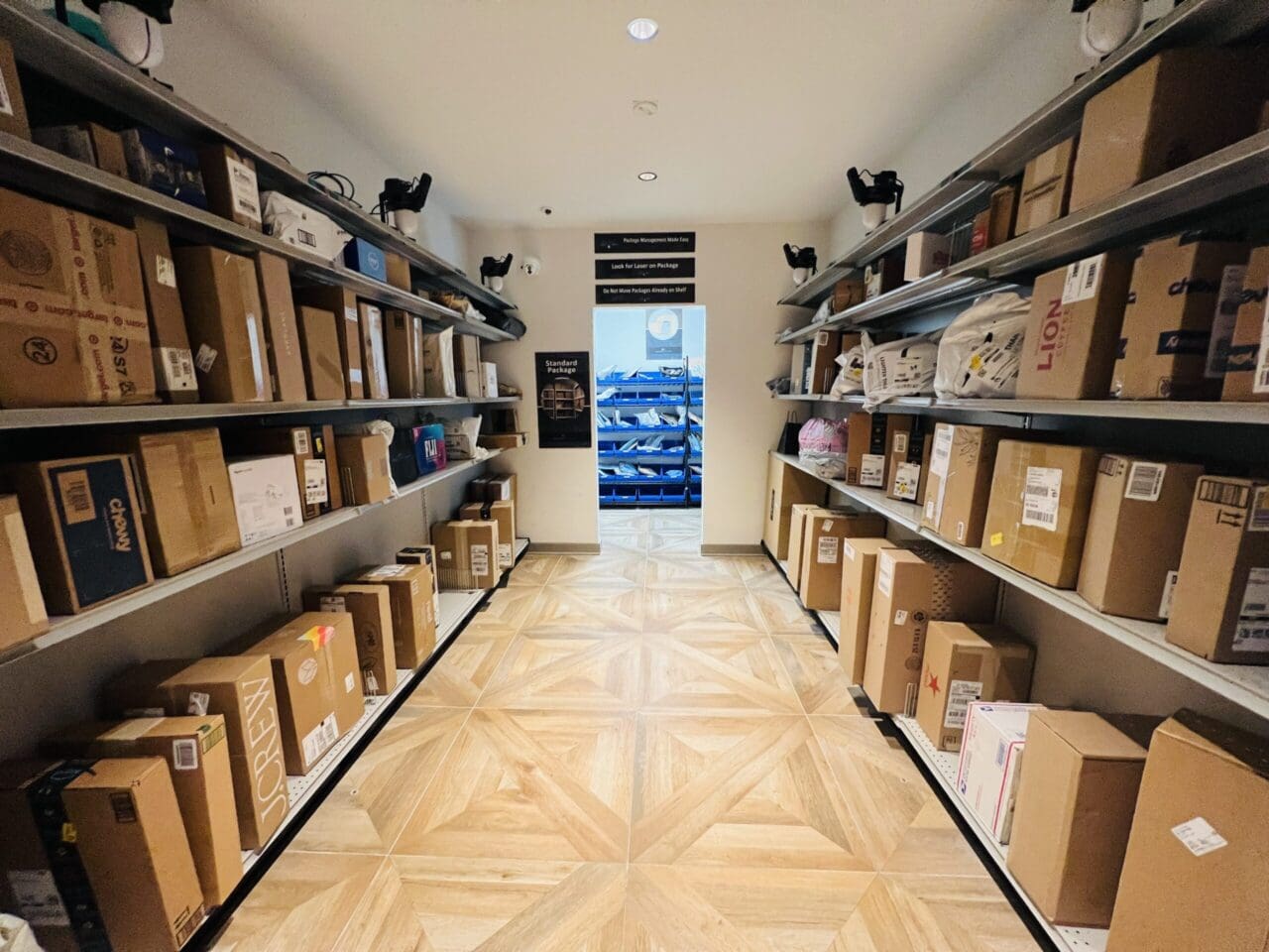 Smart Package Rooms for Residential Buildings