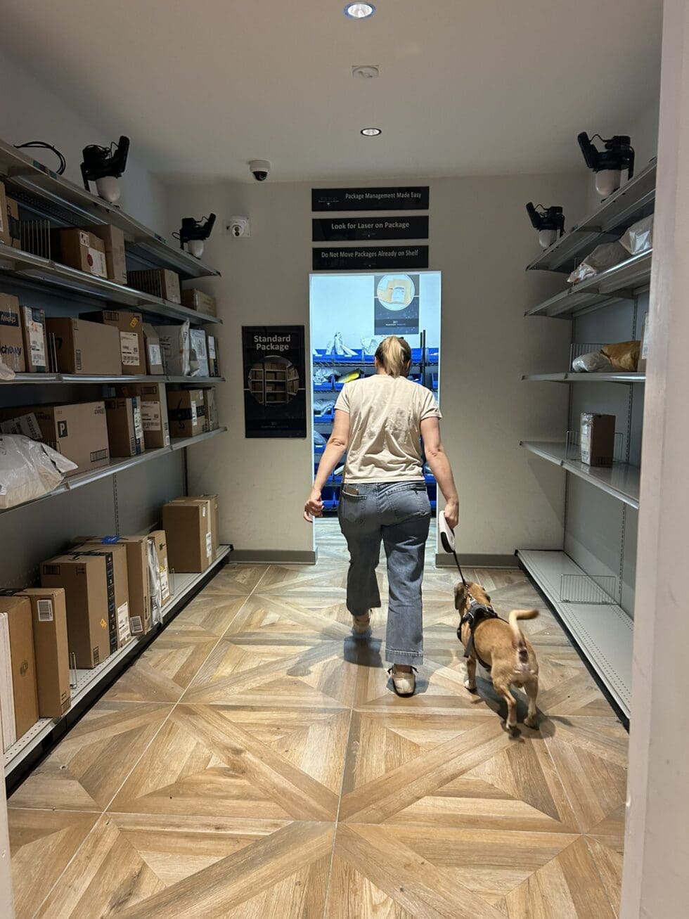 Smart Package Rooms for Residential Buildings